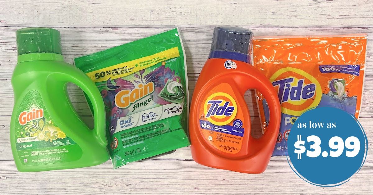 Tide and Gain Laundry as low as $3.99! - Kroger Krazy