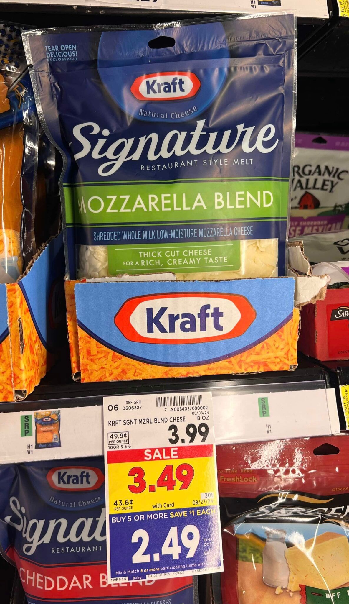 Kraft Signature Shredded Cheese as low as FREE with Kroger Mega Event ...