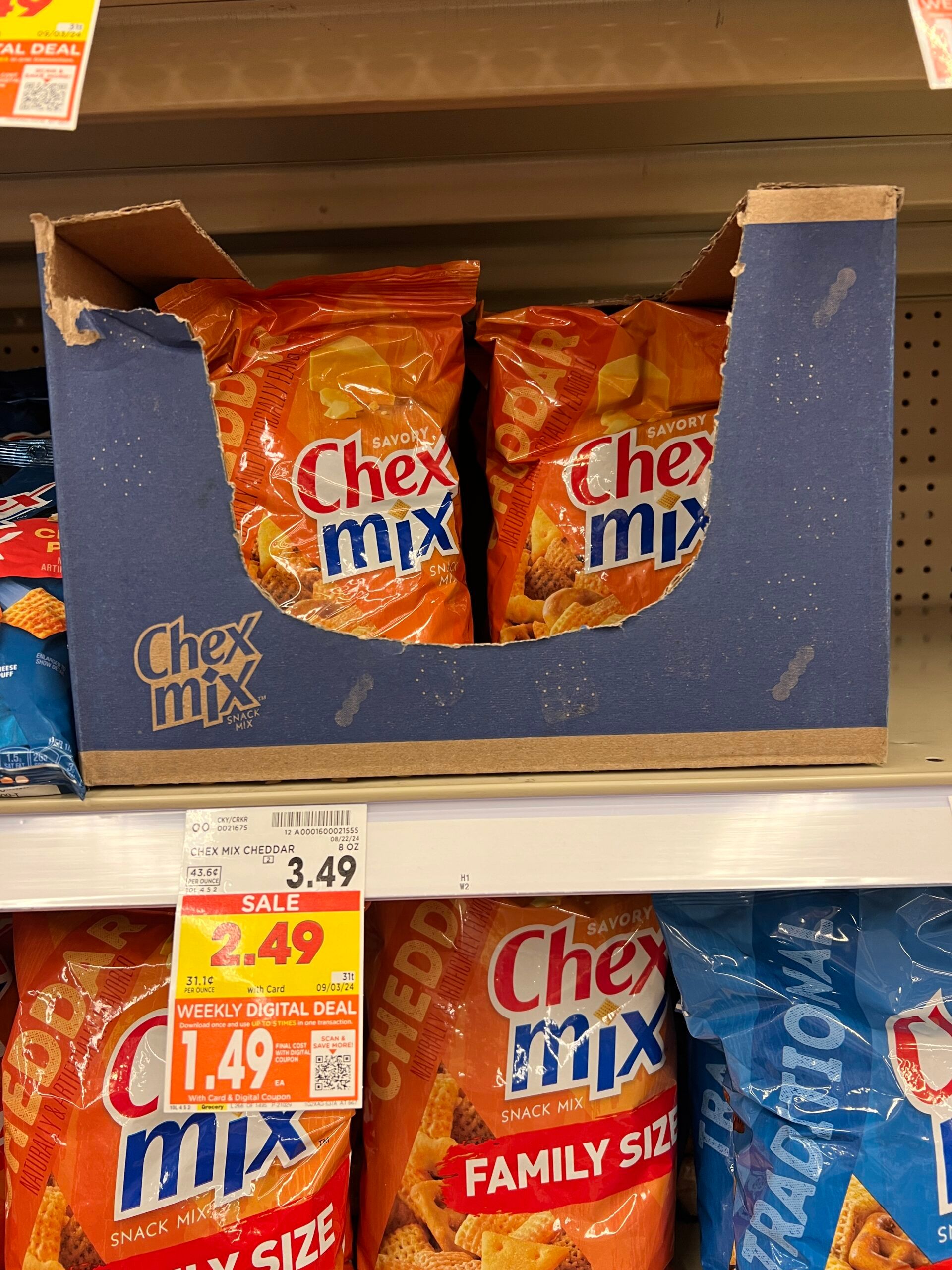 Chex Mix, Gardettos and Bugles as low as 99¢! - Kroger Krazy