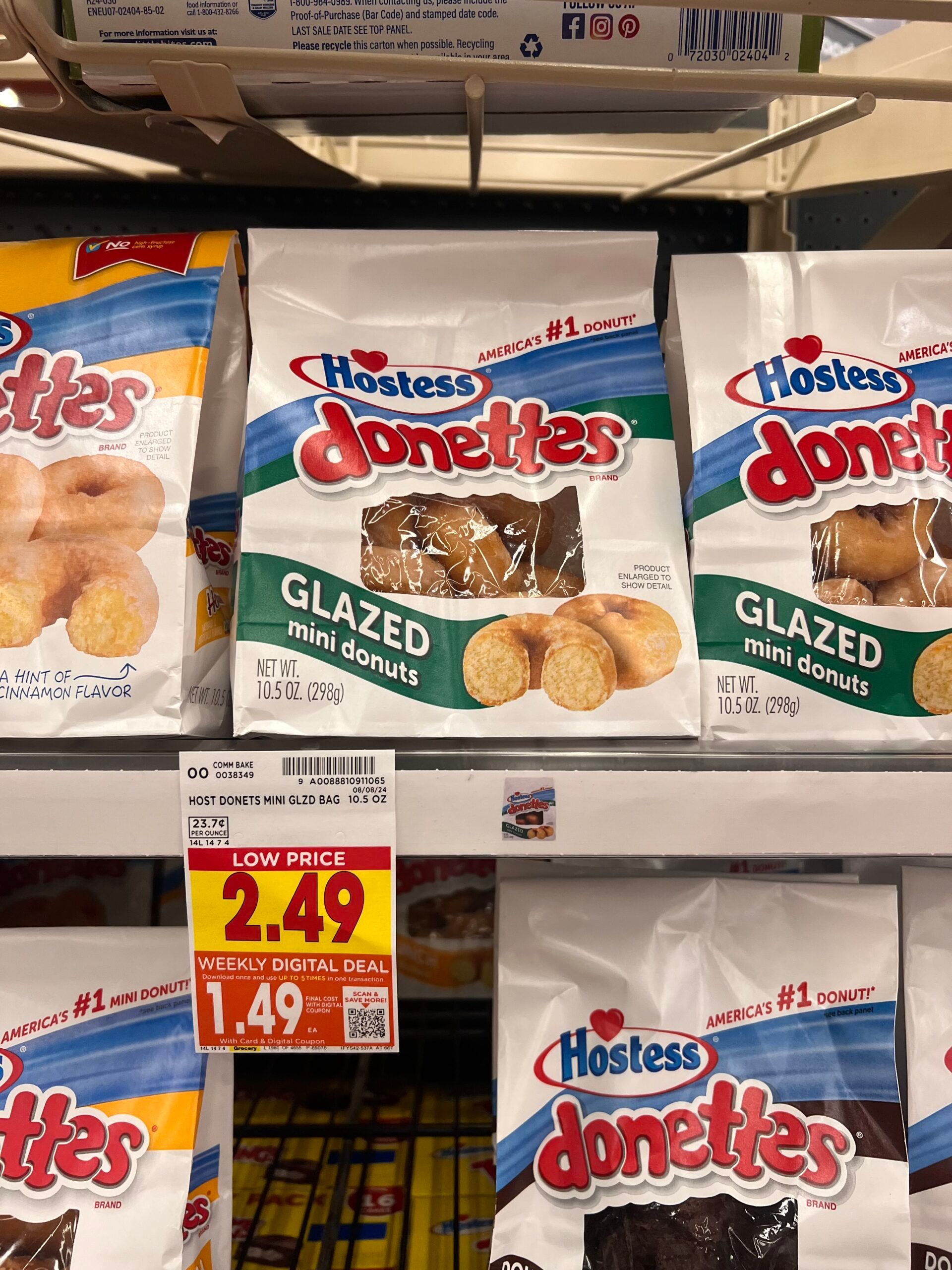 Hostess Donettes as low as $1.49! - Kroger Krazy