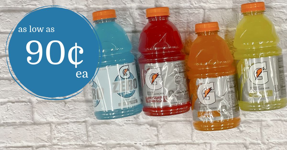 Gatorade Singles as low as 90¢! - Kroger Krazy