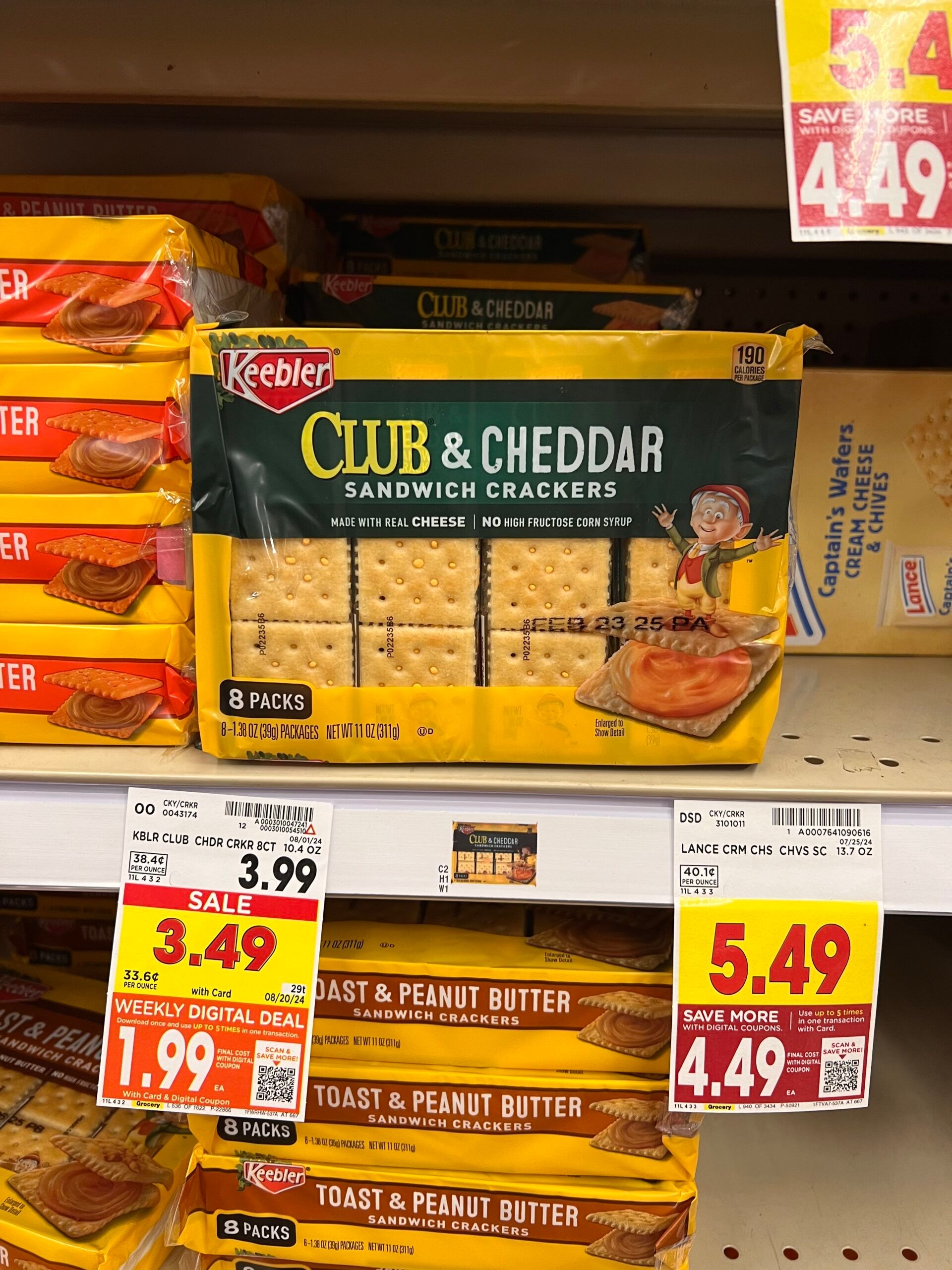 UPDATE! Keebler Sandwich Crackers as low as $0.99! - Kroger Krazy