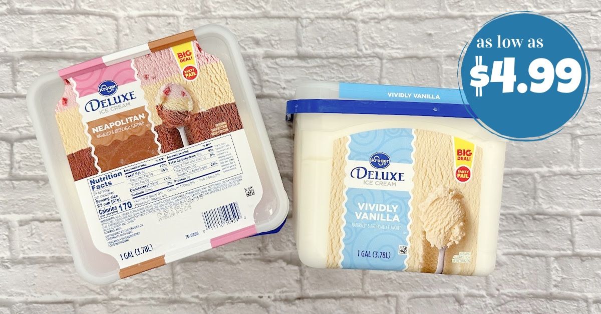 Kroger Partypail Ice Cream