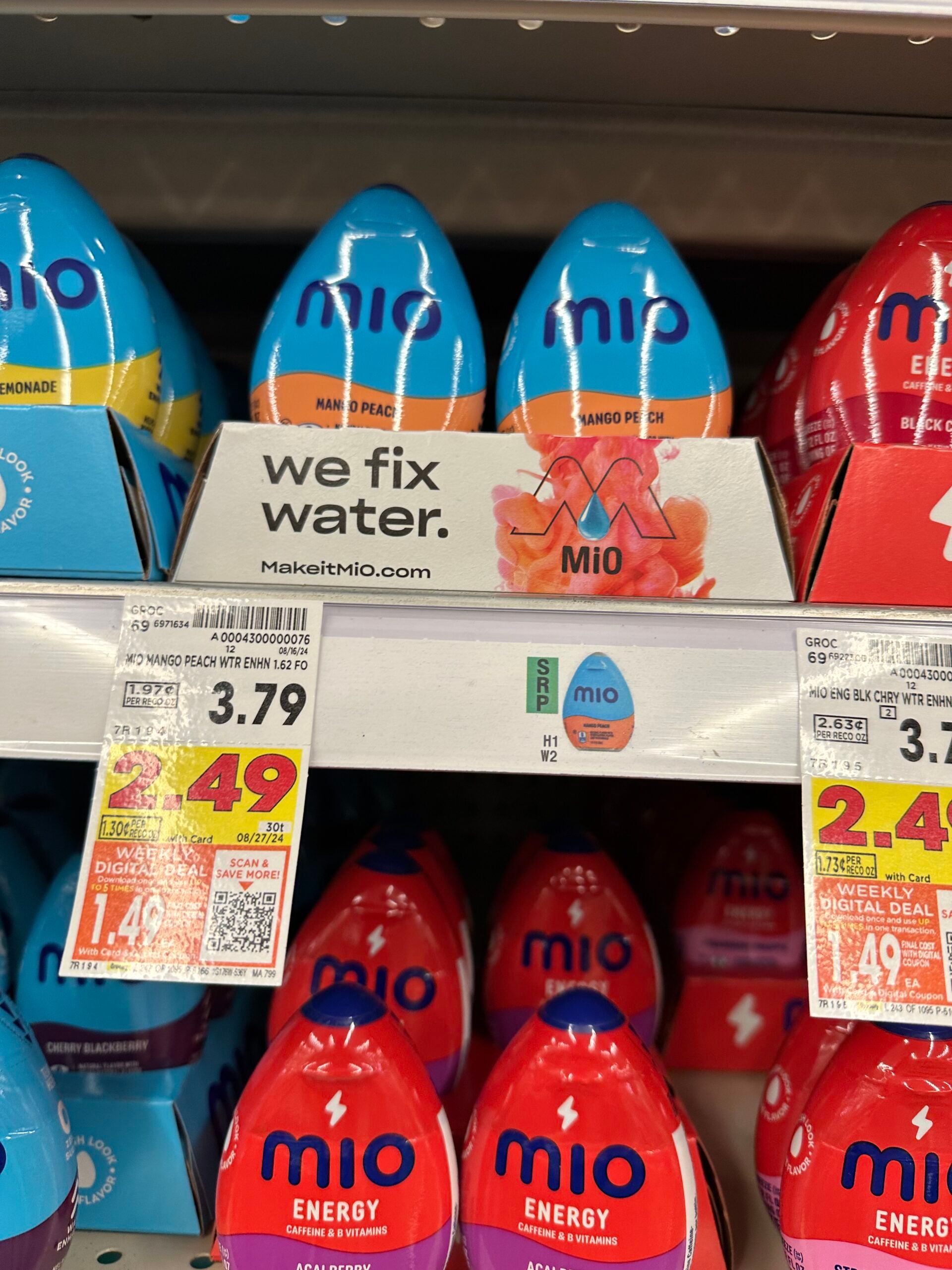 Mio Water Enhancer as low as $1.49! - Kroger Krazy