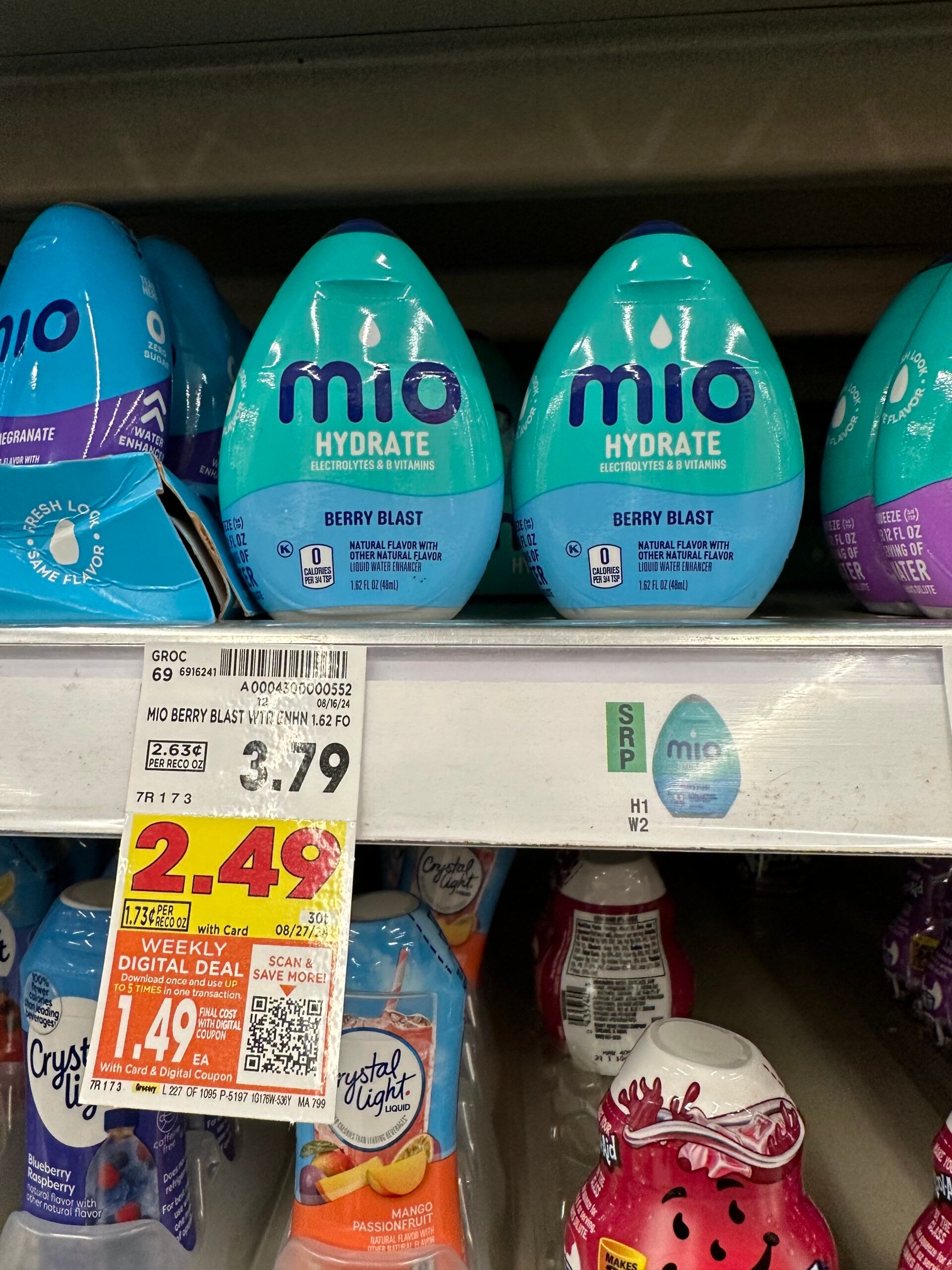 Mio Water Enhancer as low as $1.49! - Kroger Krazy