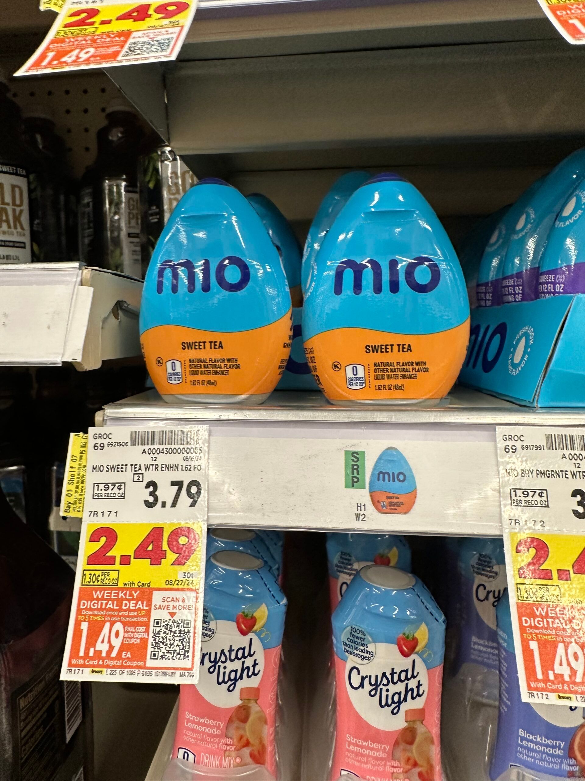 Mio Water Enhancer as low as $1.49! - Kroger Krazy