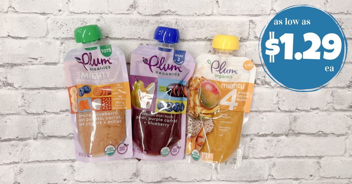 Plum Organics Pouches as low as $1.29! - Kroger Krazy
