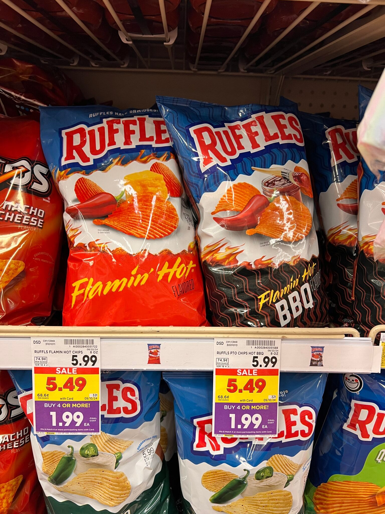 Ruffles, Fritos, Doritos and Sunchips as low as $1.99! - Kroger Krazy
