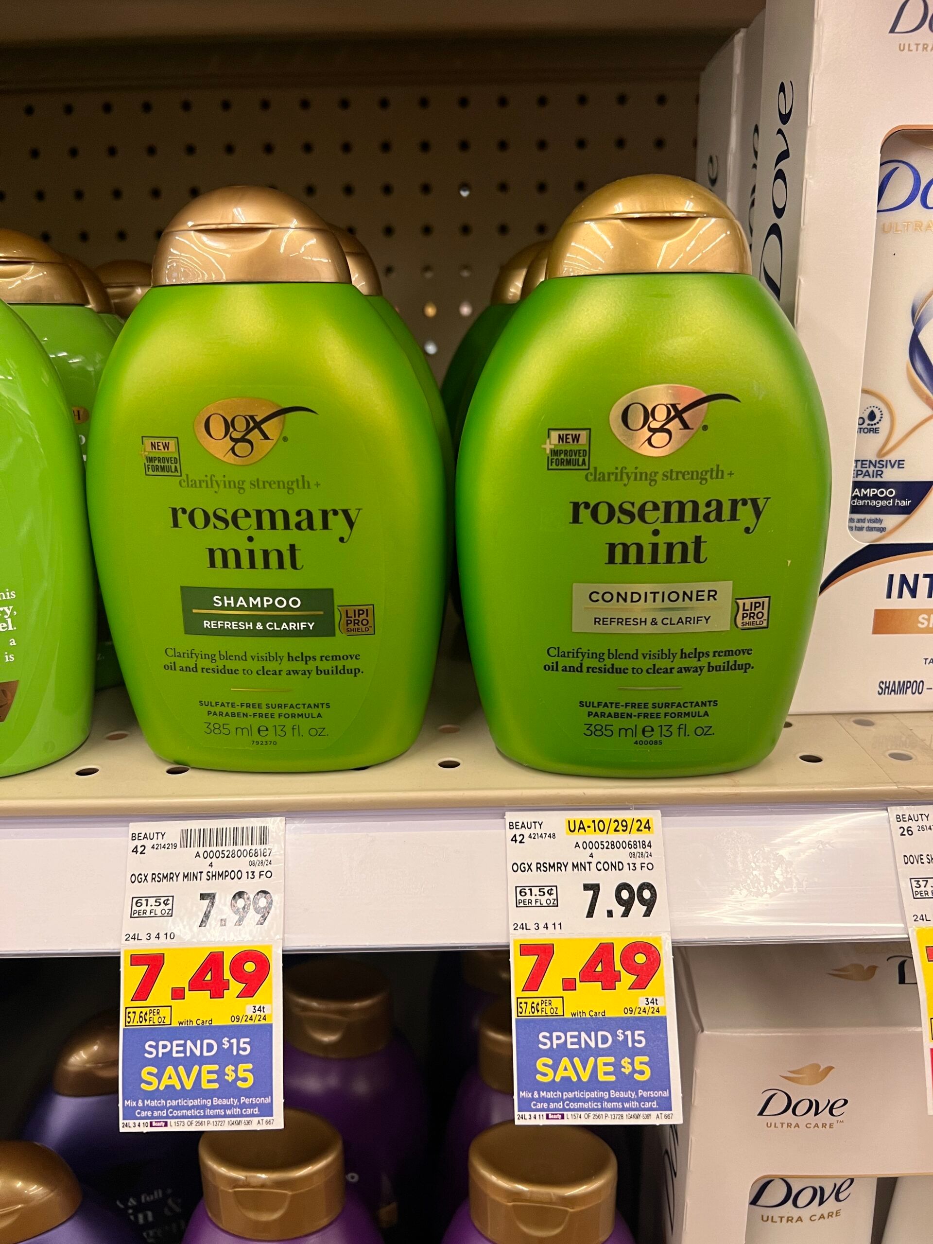 OGX Shampoo and Conditioner as low as $2.99! - Kroger Krazy