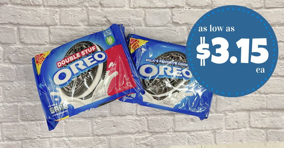 Oreo Family Size as low as $3.15! - Kroger Krazy