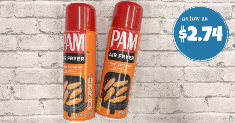 PAM Air Fry Cooking Spray as low as $2.74! - Kroger Krazy