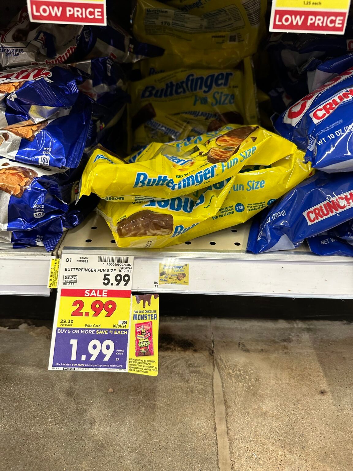 Butterfinger, 100 Grand, Nestle Crunch and Baby Ruth Bags as low as $1. ...