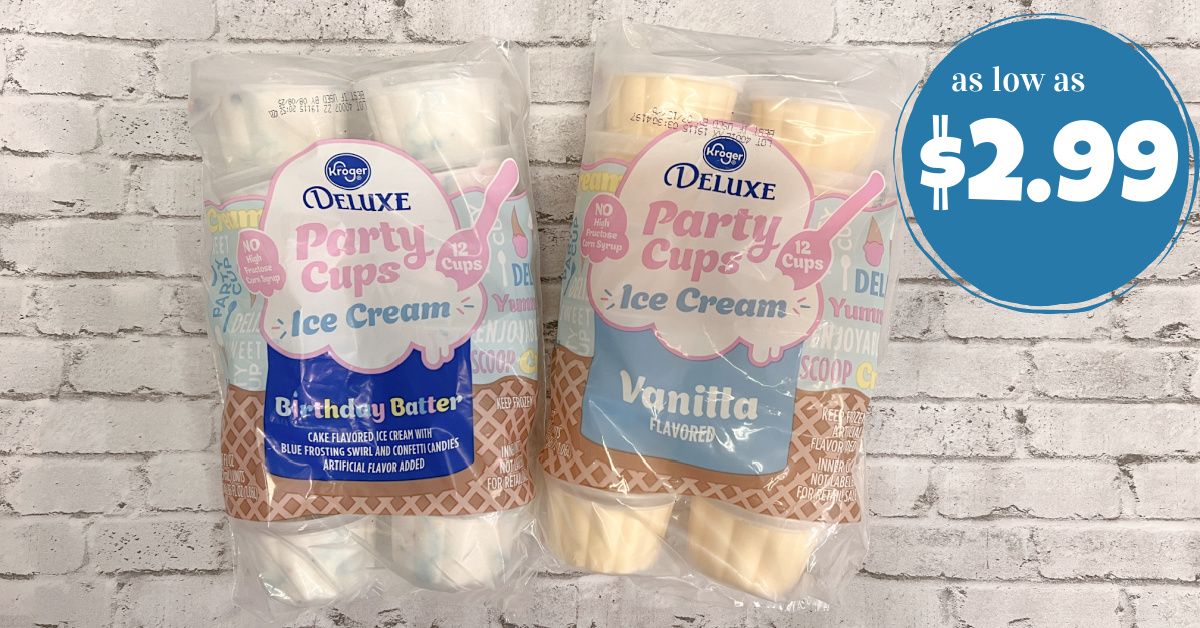 Kroger Ice Cream Cups as low as $2.99! - Kroger Krazy