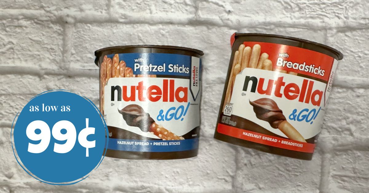 Nutella & Go as low as 99¢! - Kroger Krazy