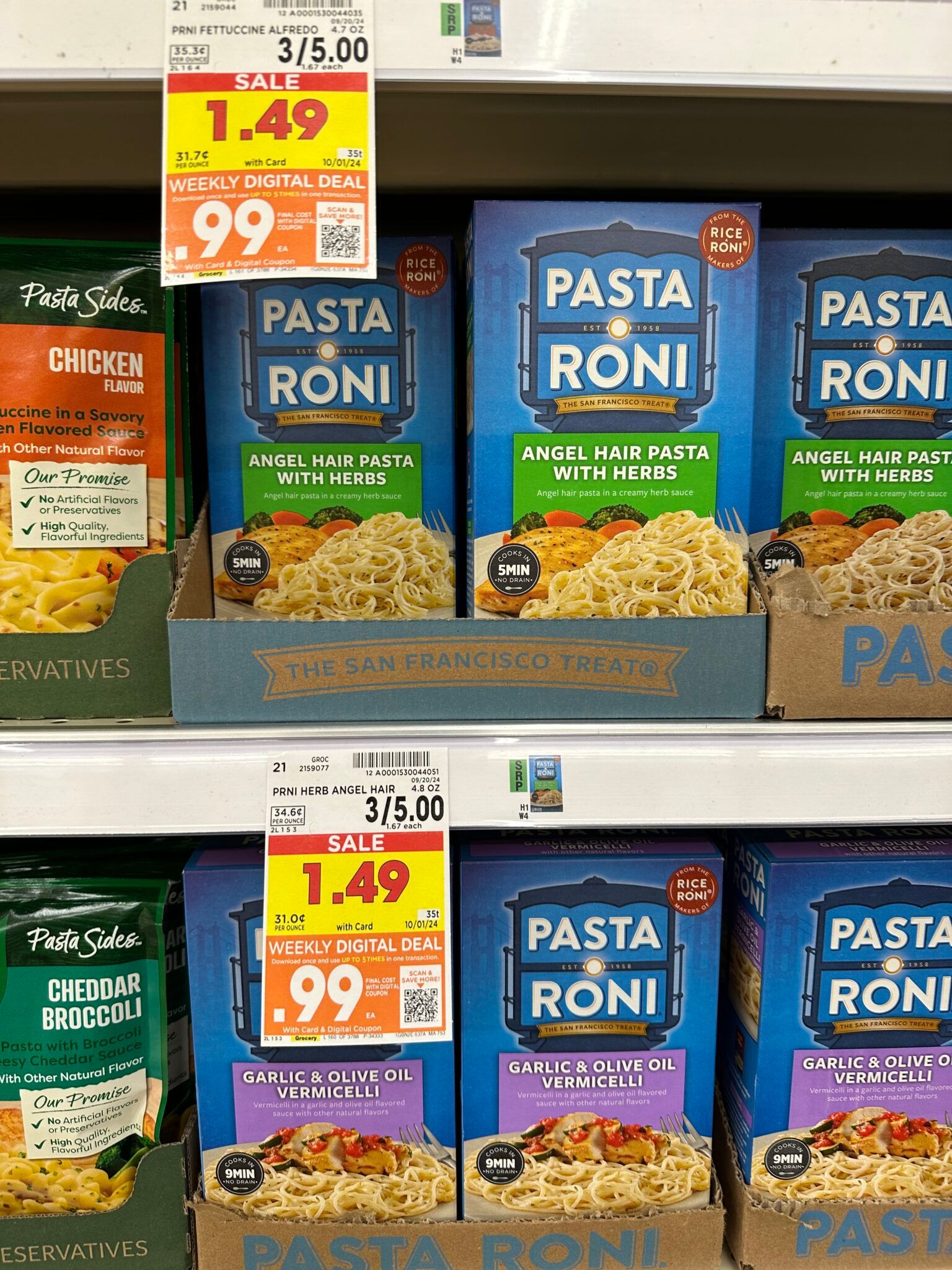 Pasta Roni and Rice-A-Roni as low as 99¢! - Kroger Krazy