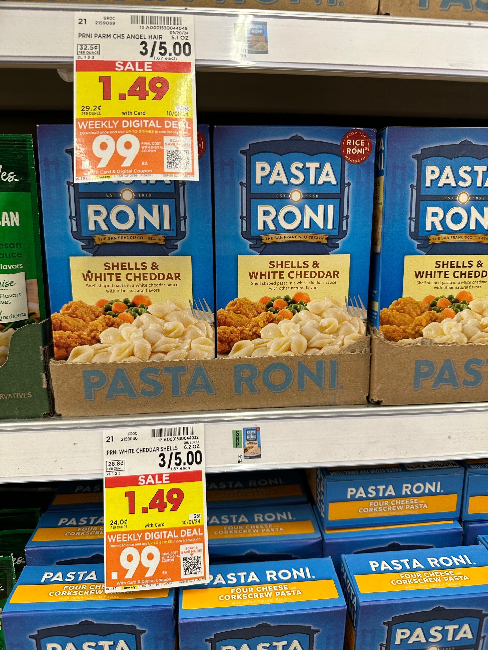 Pasta Roni and Rice-A-Roni as low as 99¢! - Kroger Krazy