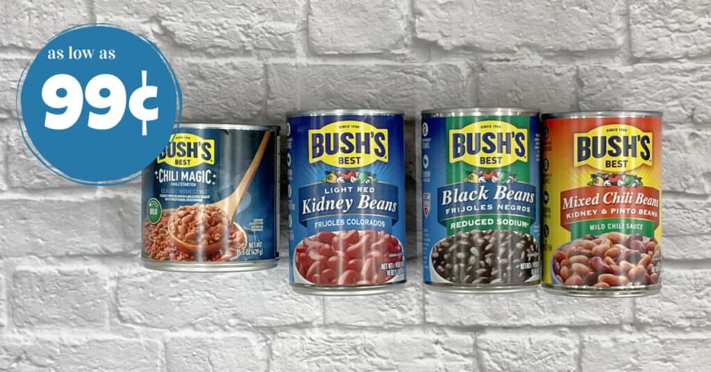 Bush's Best Beans as low as 99¢! - Kroger Krazy