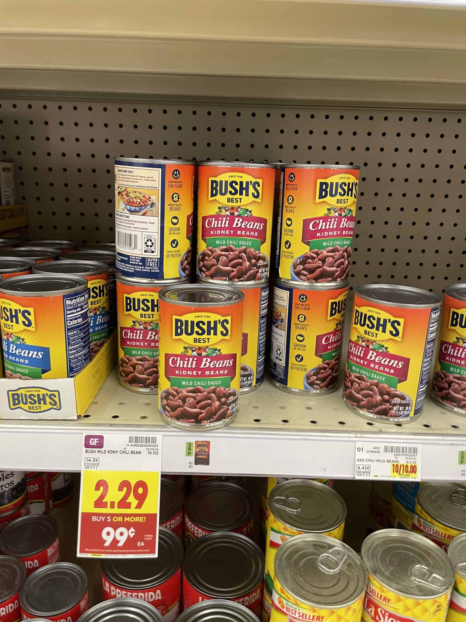 Bush's Best Beans as low as 99¢! - Kroger Krazy