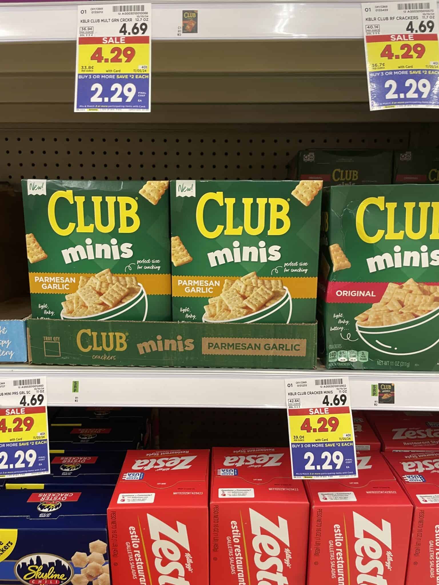 Kellogg's Club, Crisps and Townhouse Crackers as low as $2.29! - Kroger ...
