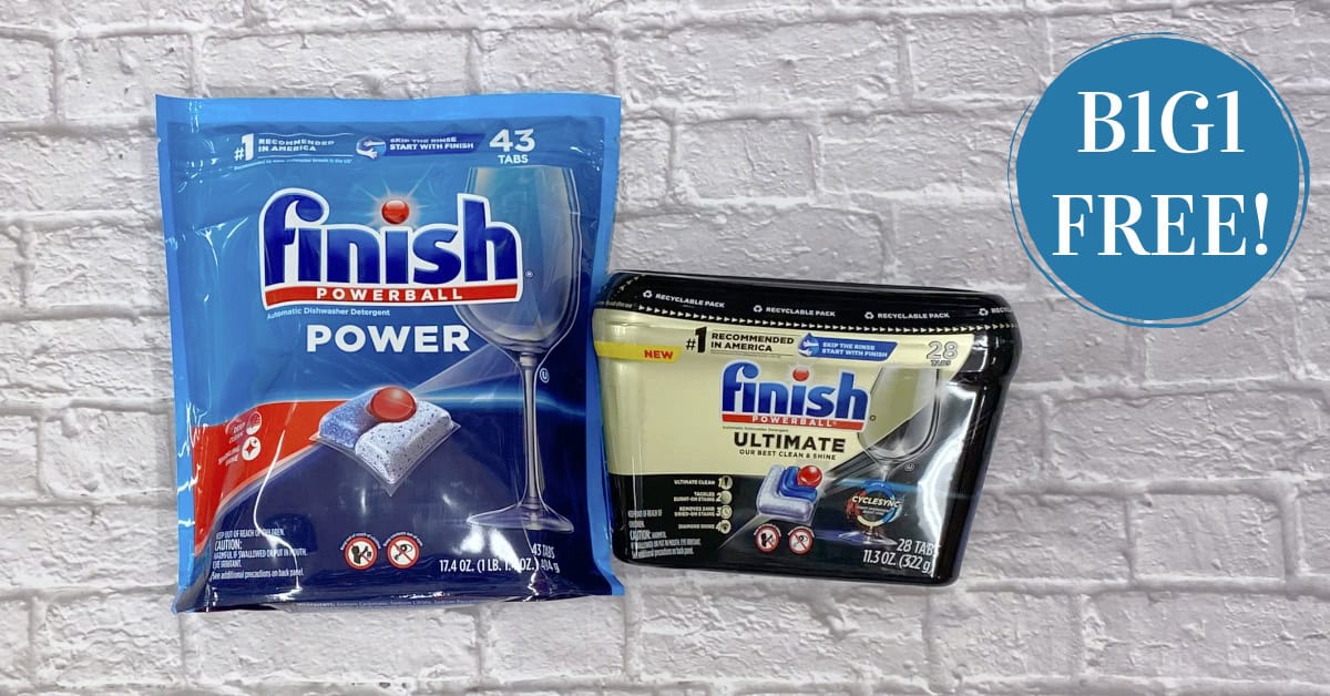 Finish Dishwasher Tabs are B1G1 FREE! - Kroger Krazy