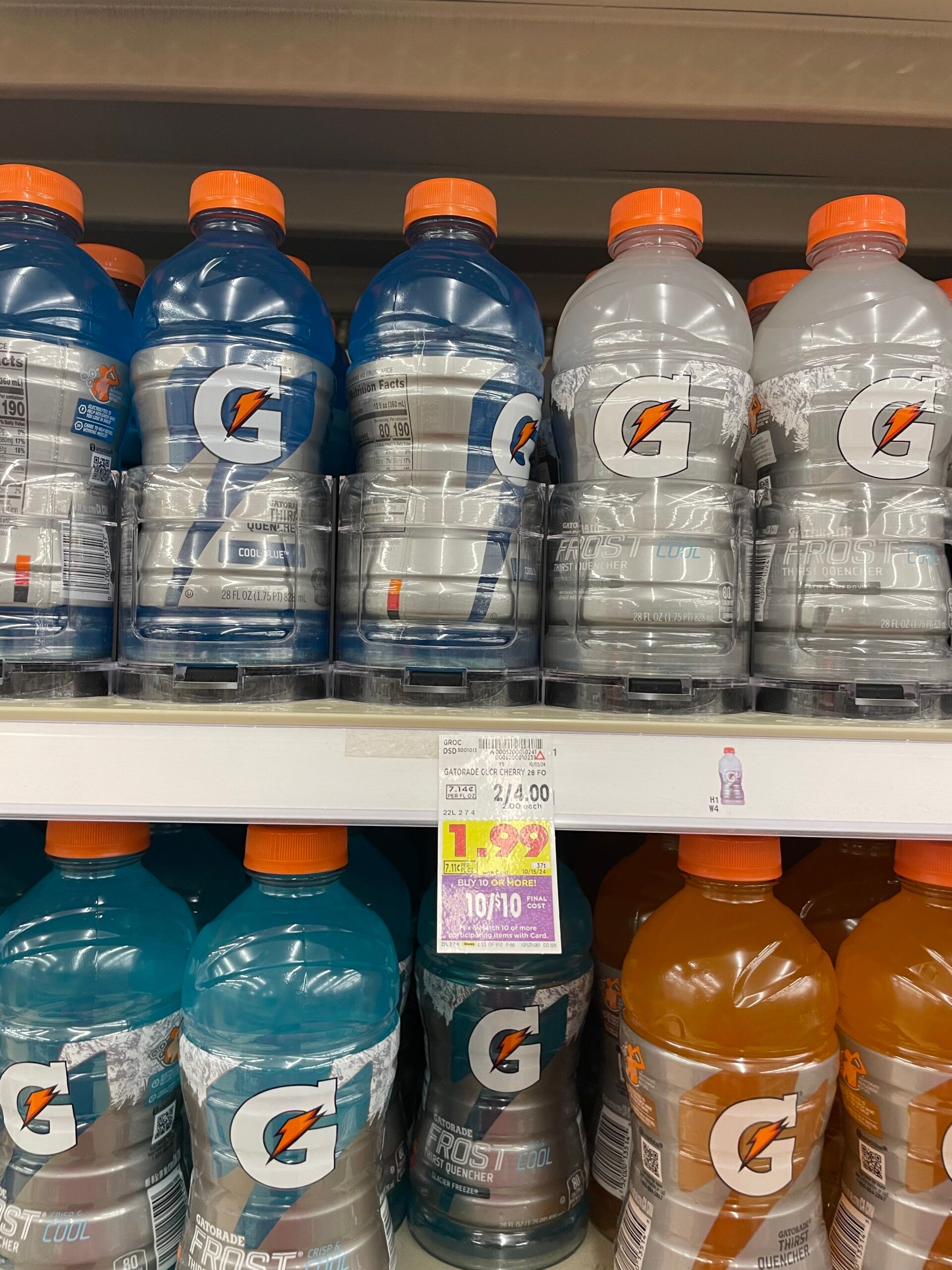 Gatorade Single Bottles as low as 90¢! - Kroger Krazy