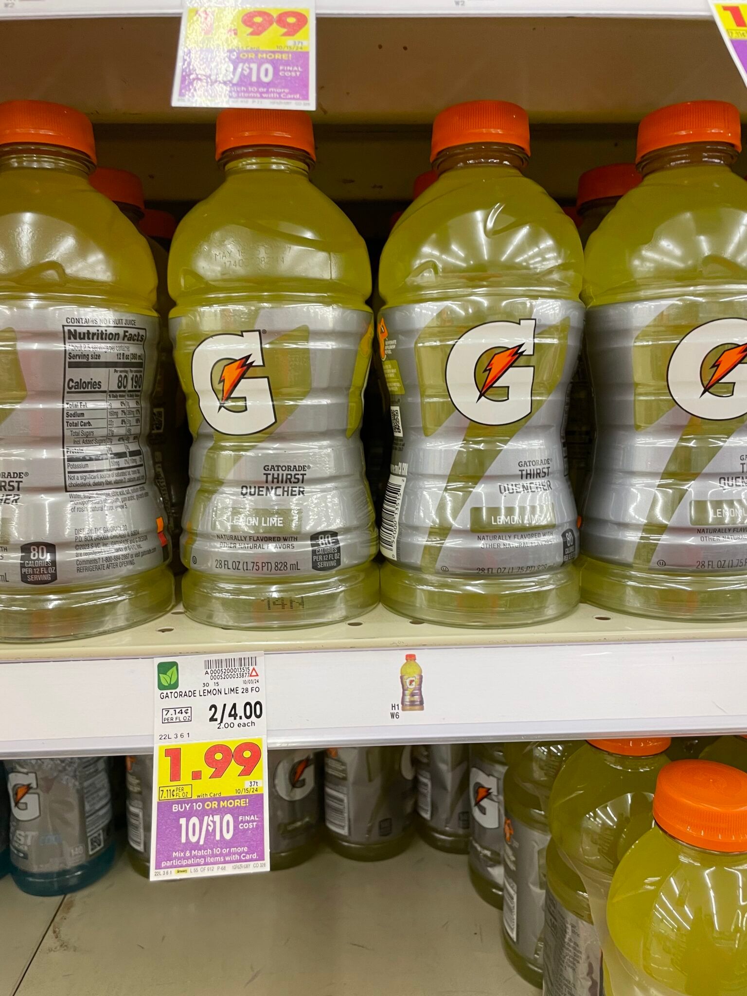 Gatorade Single Bottles as low as 90¢! - Kroger Krazy