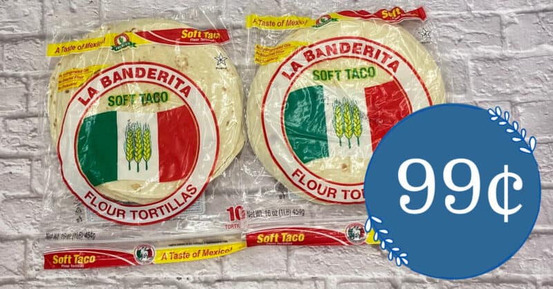 La Banderita Soft Taco Shells are ONLY 99¢ at Kroger! - Kroger Krazy