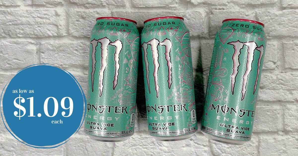 Monster Ultra Vice Guava is as low as $1.09 each at Kroger! - Kroger Krazy