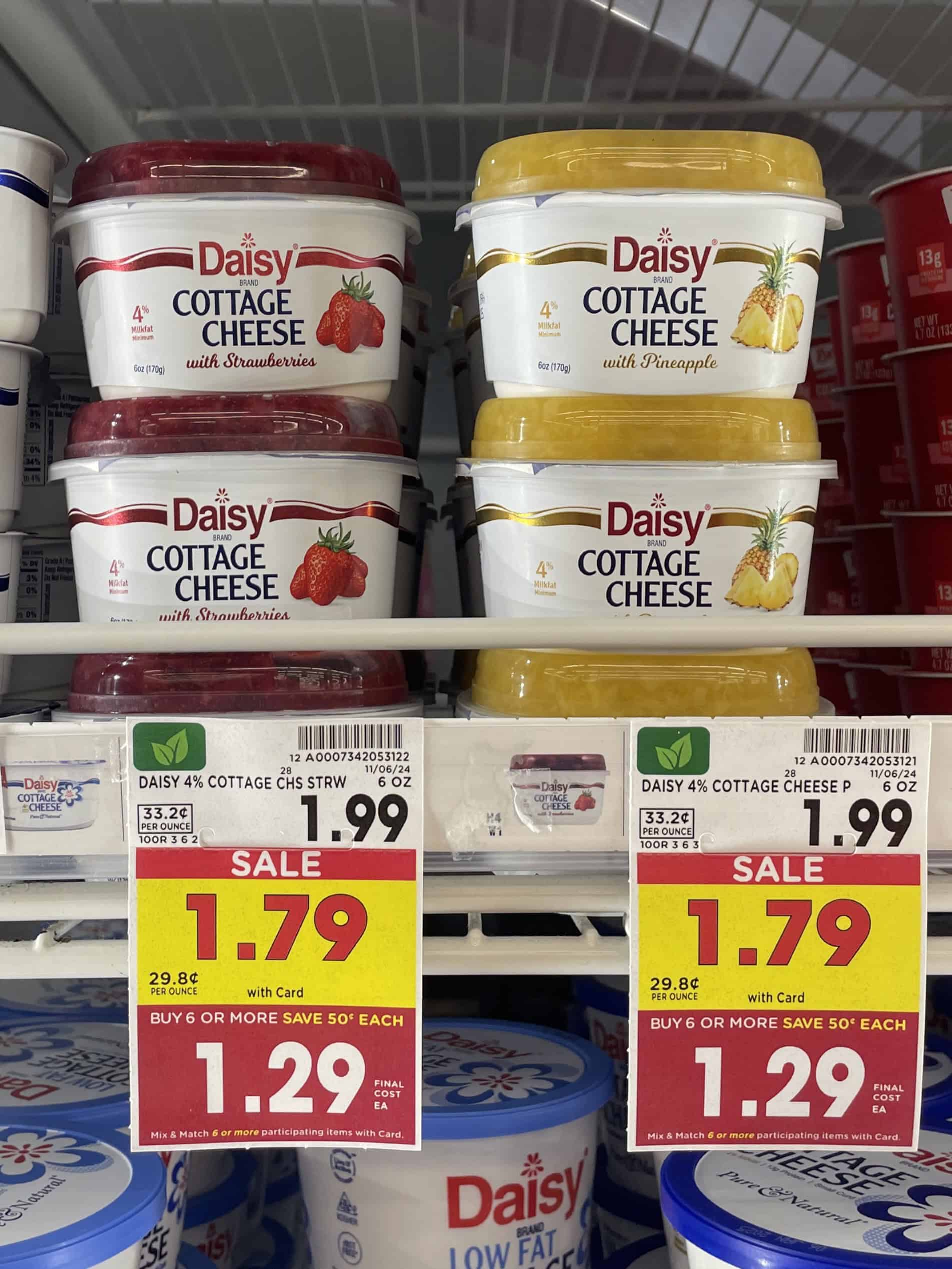 Daisy Cottage Cheese with Fruit as low as $1.29! - Kroger Krazy