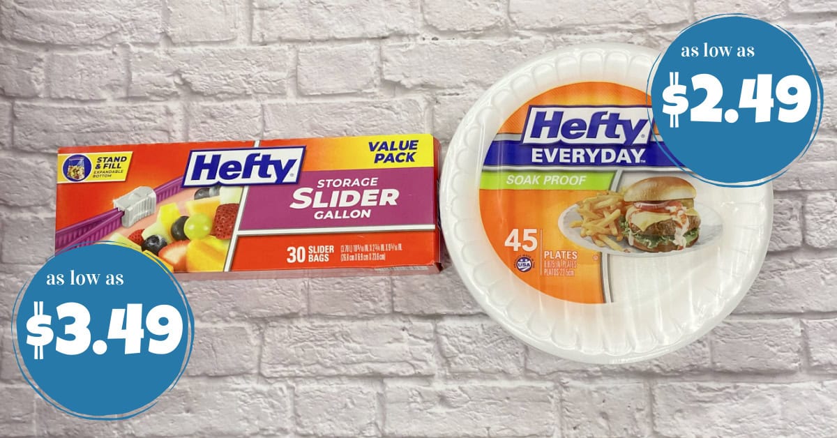 Hefty Plates, Bowls and Slider Bags as low as $2.49! - Kroger Krazy