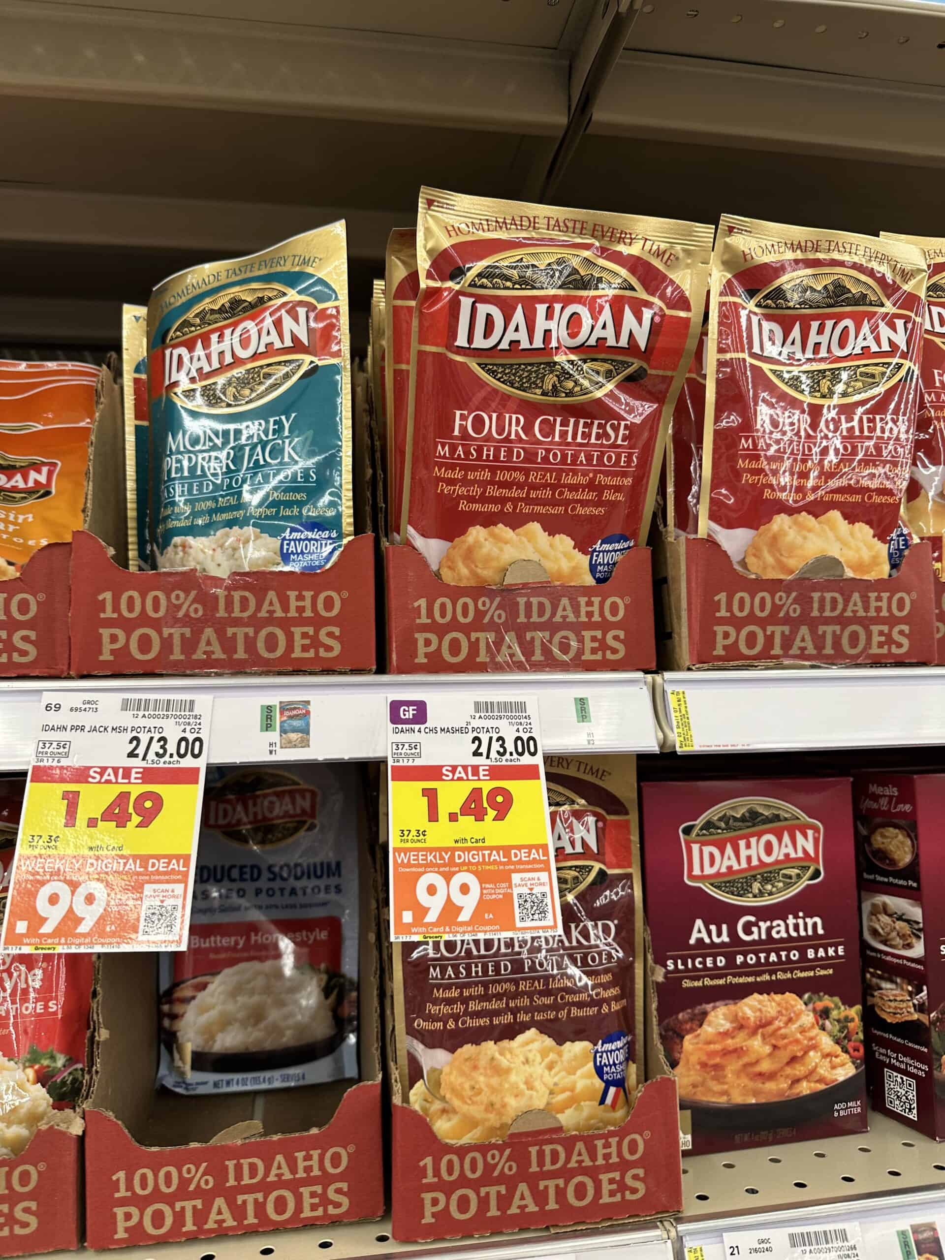 Idahoan Potatoes as low as 99¢! - Kroger Krazy