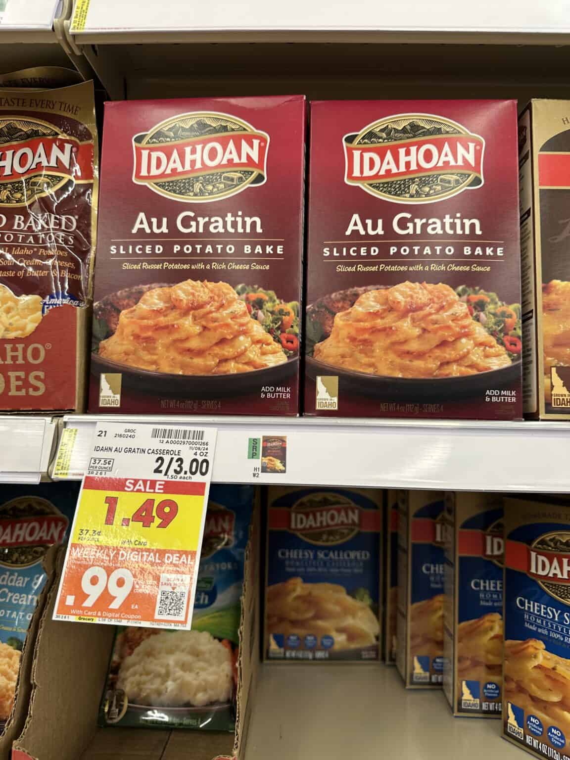 Idahoan Potatoes as low as 99¢! - Kroger Krazy
