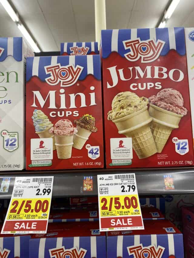 Joy Ice Cream Cones as low as $2.00! - Kroger Krazy