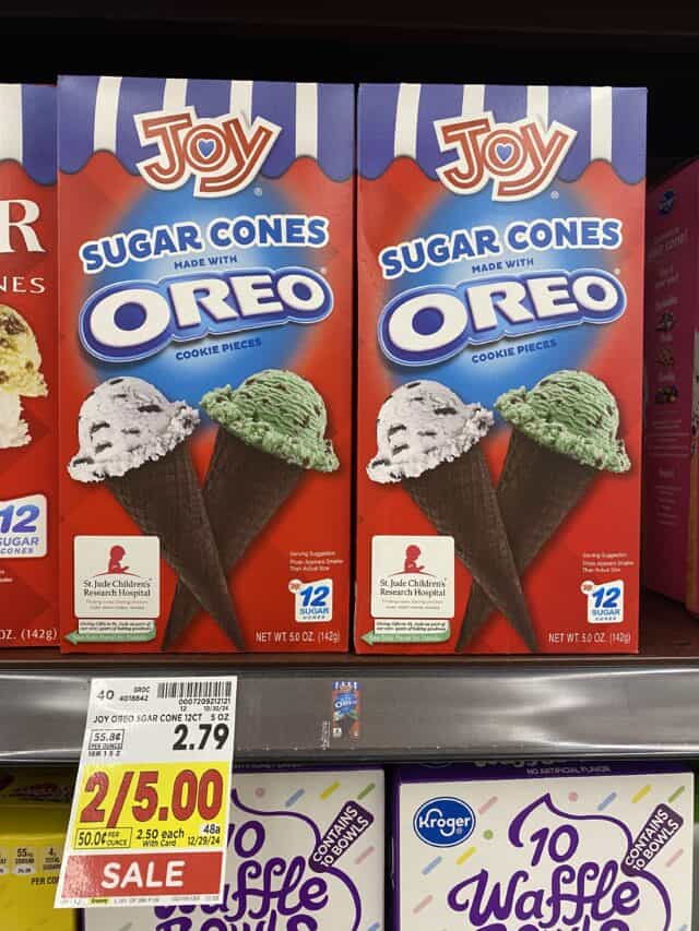 Joy Ice Cream Cones as low as $2.00! - Kroger Krazy