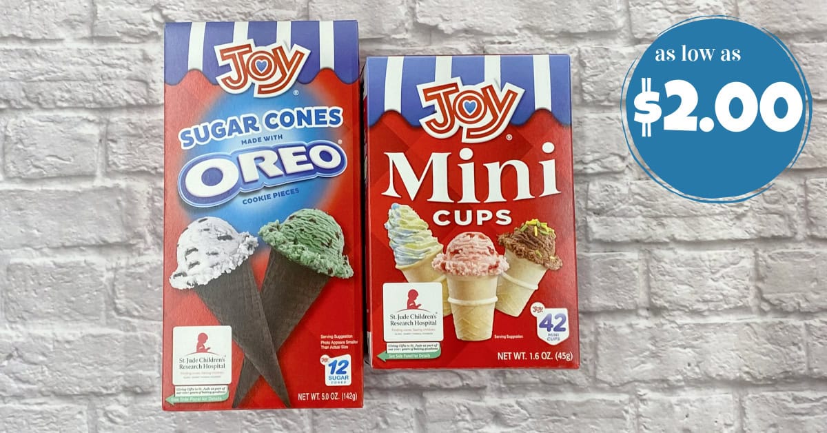 Joy Ice Cream Cones as low as $2.00! - Kroger Krazy