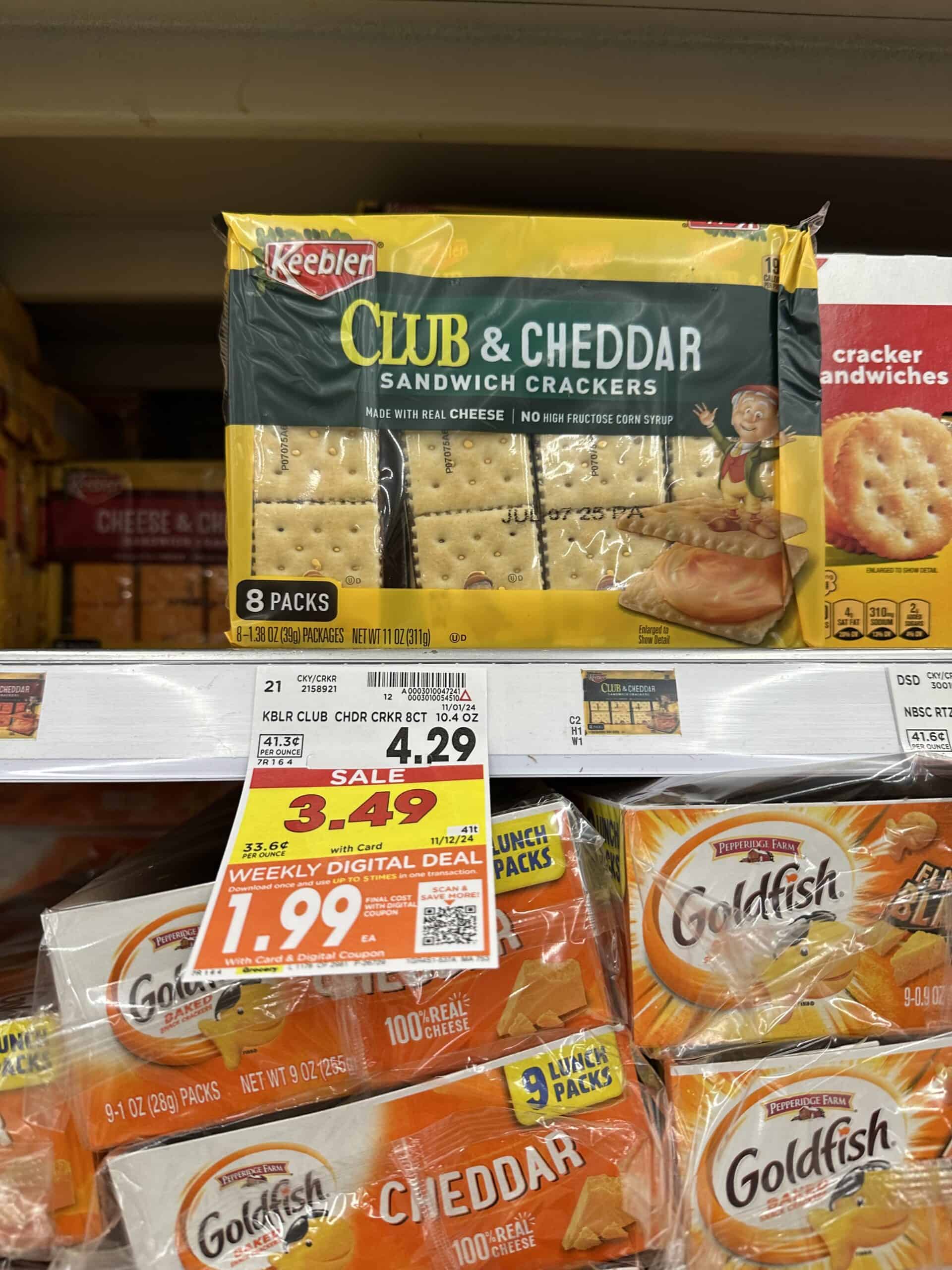 Keebler Crackers as low as $1.99! - Kroger Krazy