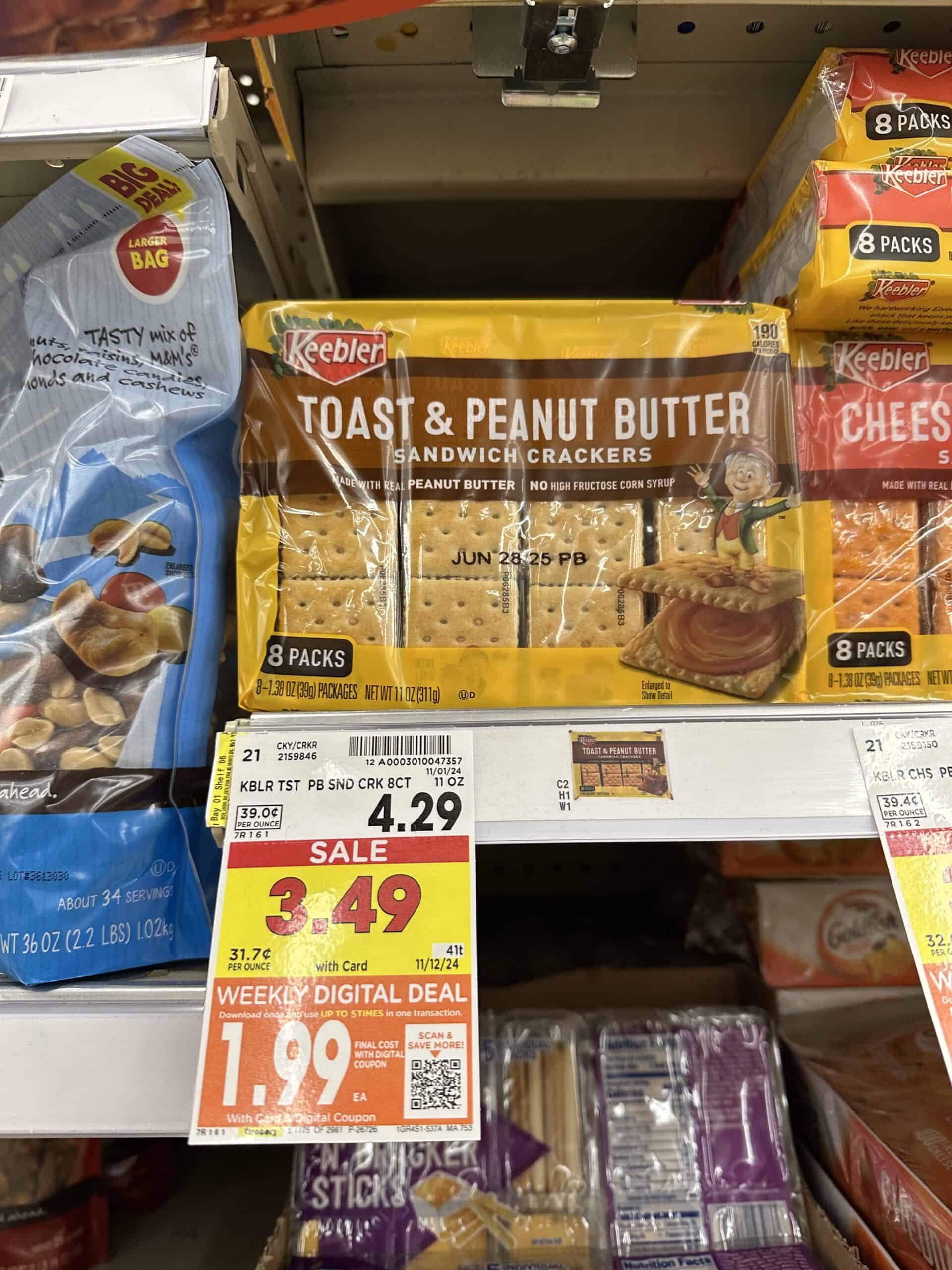 Keebler Crackers as low as $1.99! - Kroger Krazy