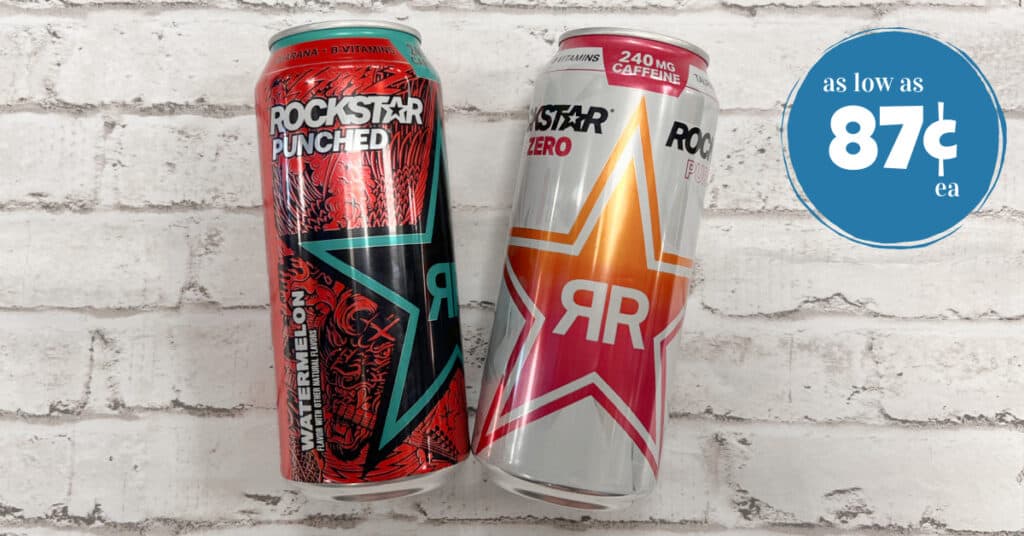 Rockstar Energy Drinks as low as 87¢! - Kroger Krazy