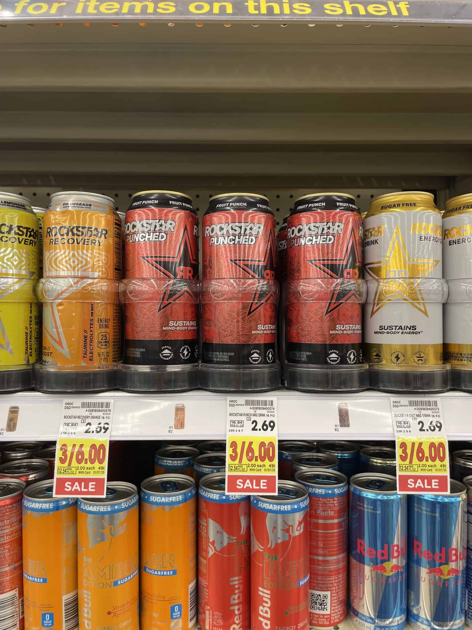 Rockstar Energy Drinks as low as 87¢! - Kroger Krazy