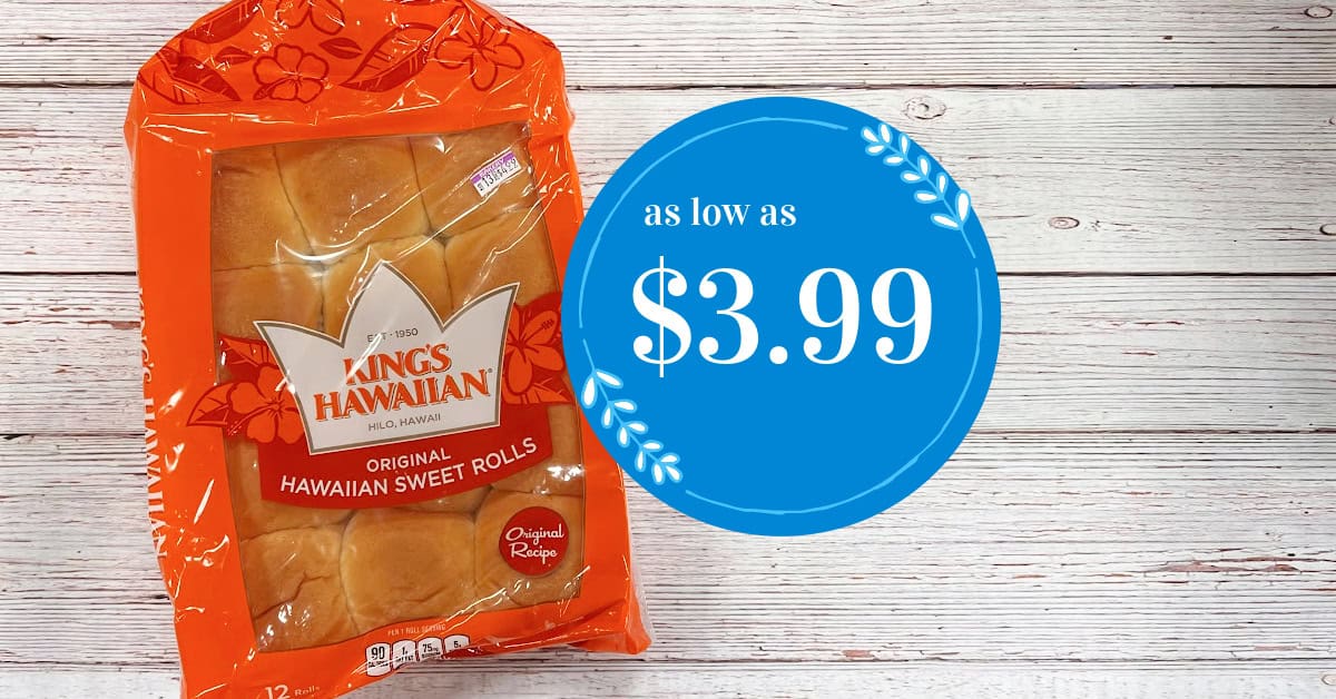 King's Hawaiian Rolls as low as $3.99! - Kroger Krazy