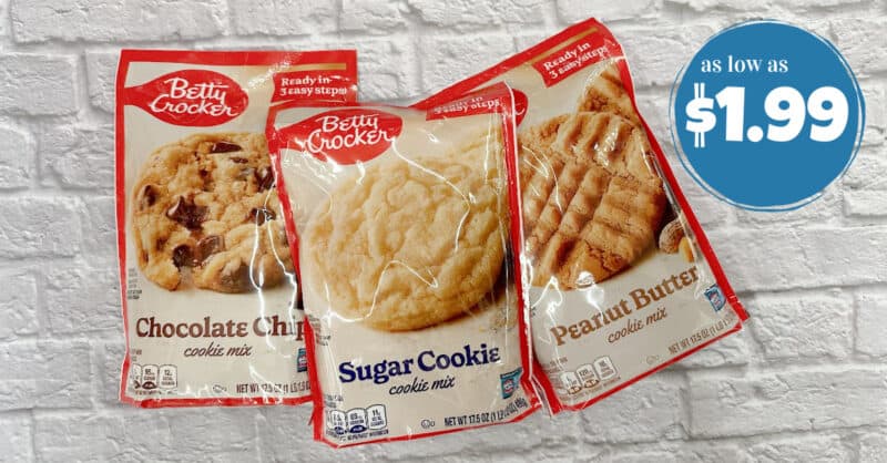 Betty Crocker Cookies Mixes as low as $1.99! - Kroger Krazy