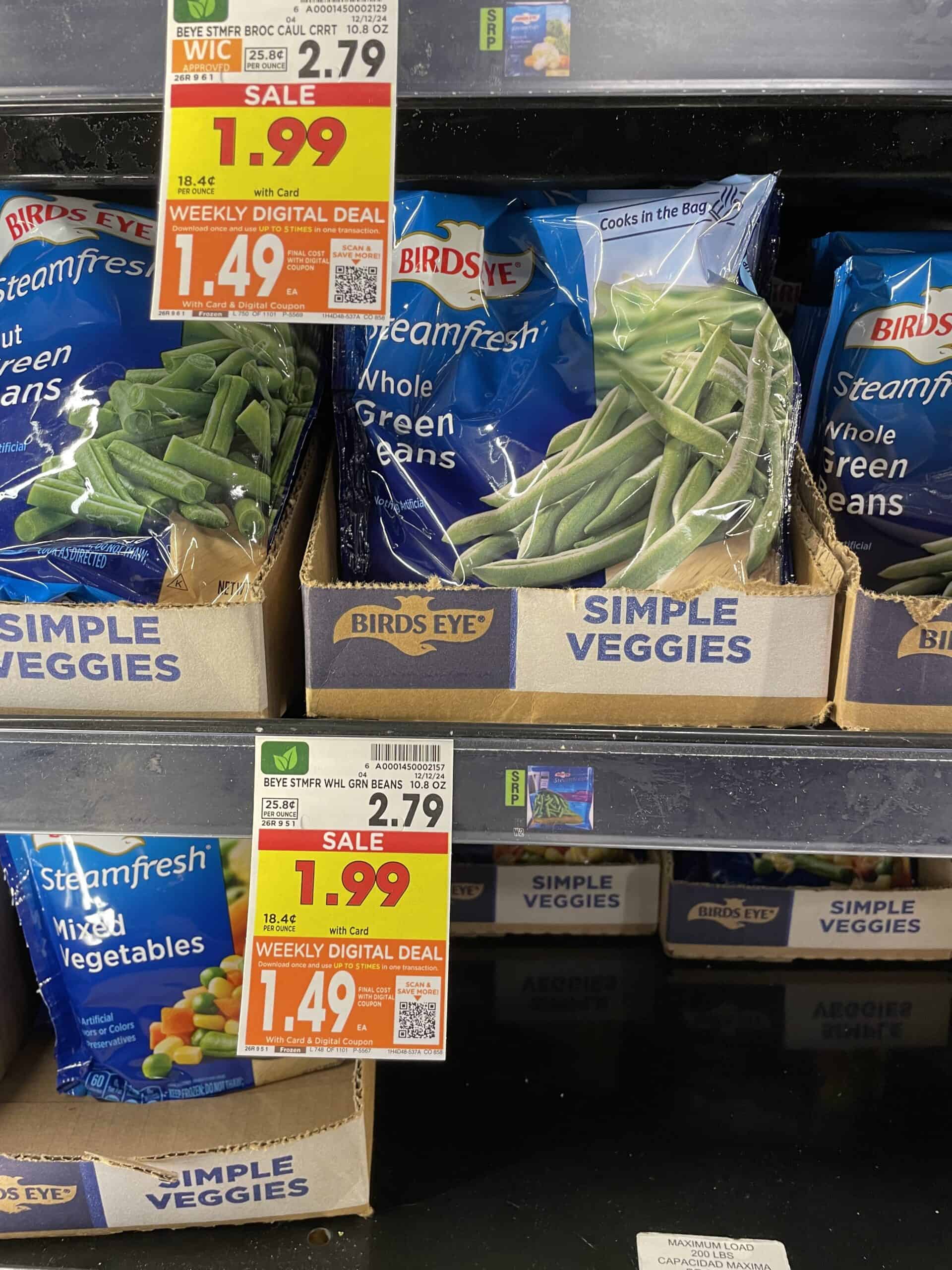 Birds Eye Frozen Vegetables as low as $1.49! - Kroger Krazy