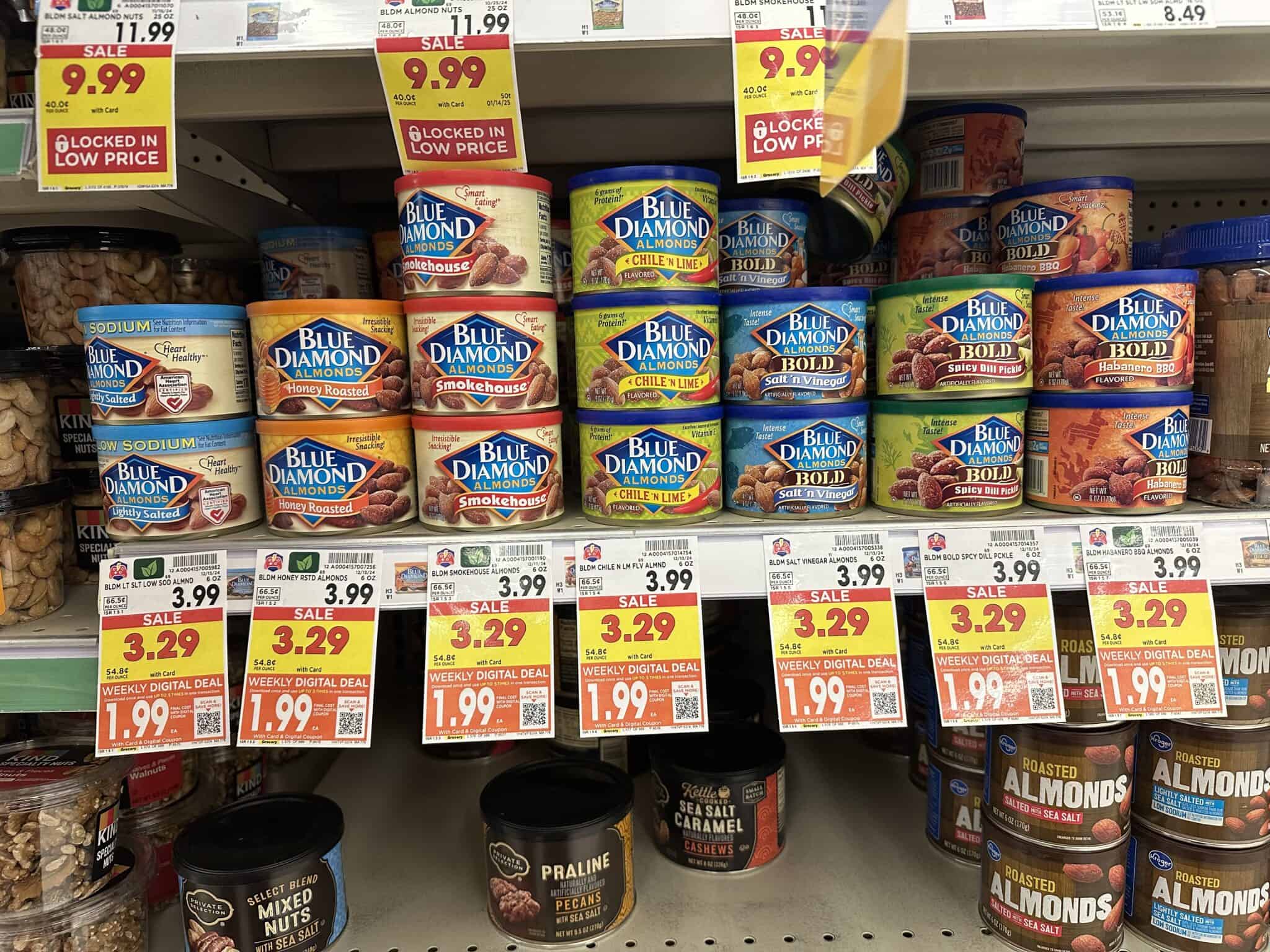 Blue Diamond Almonds as low as $1.99! - Kroger Krazy
