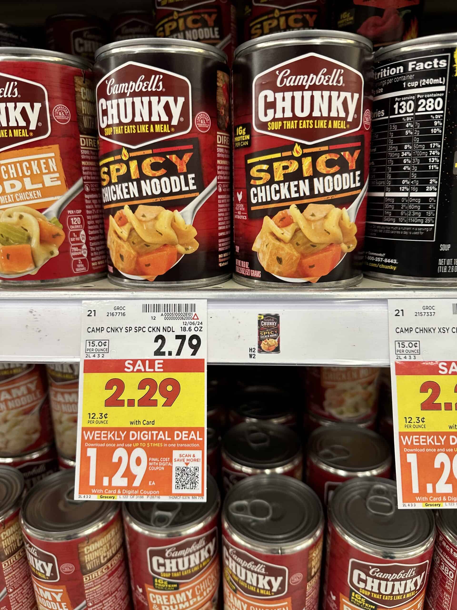 Campbell's Chunky Soup as low as $1.29! - Kroger Krazy