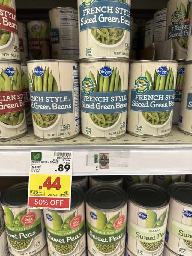 Kroger Canned Vegetables as low as 44¢! - Kroger Krazy