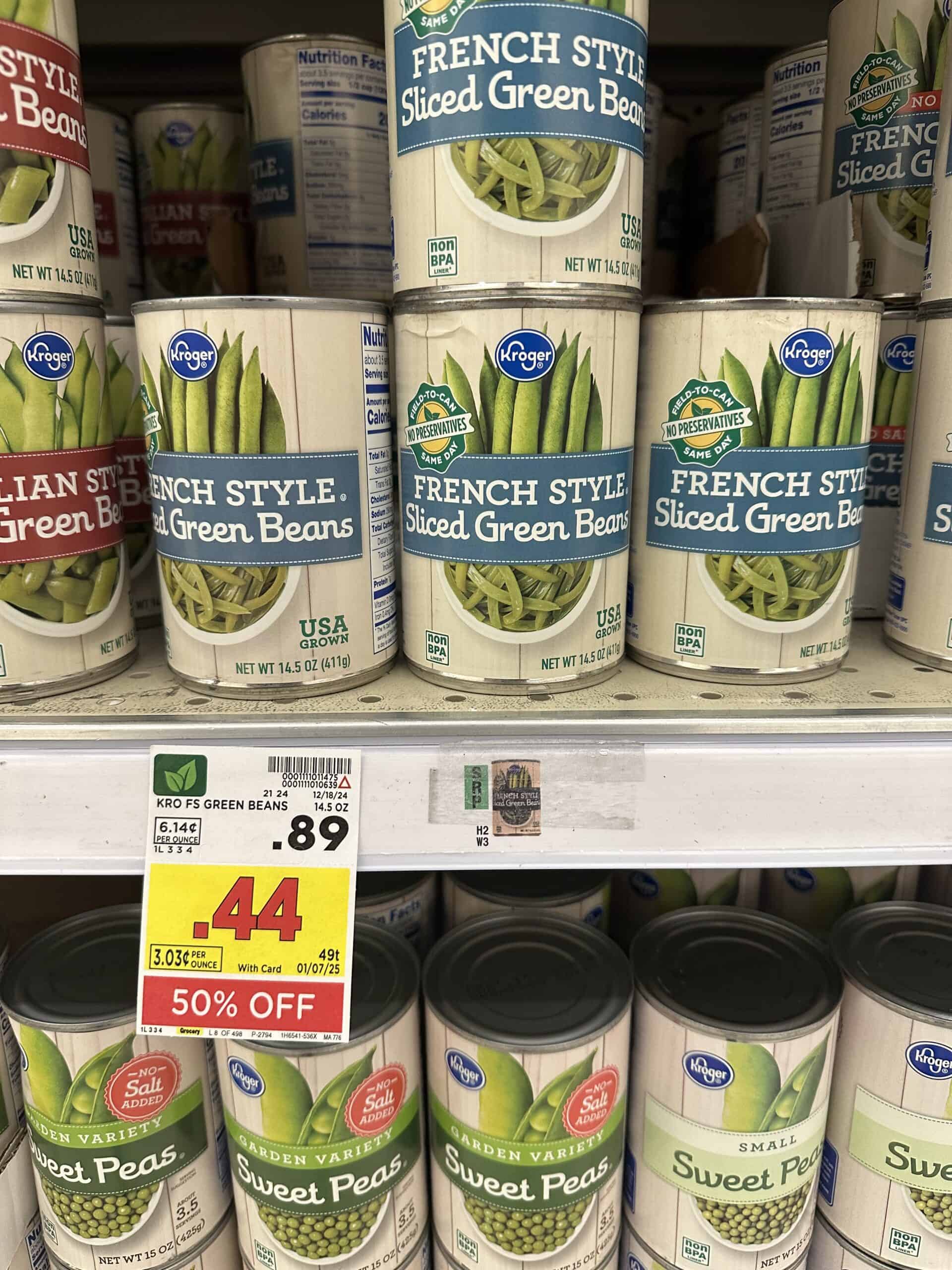 Kroger Canned Vegetables as low as 44¢! - Kroger Krazy