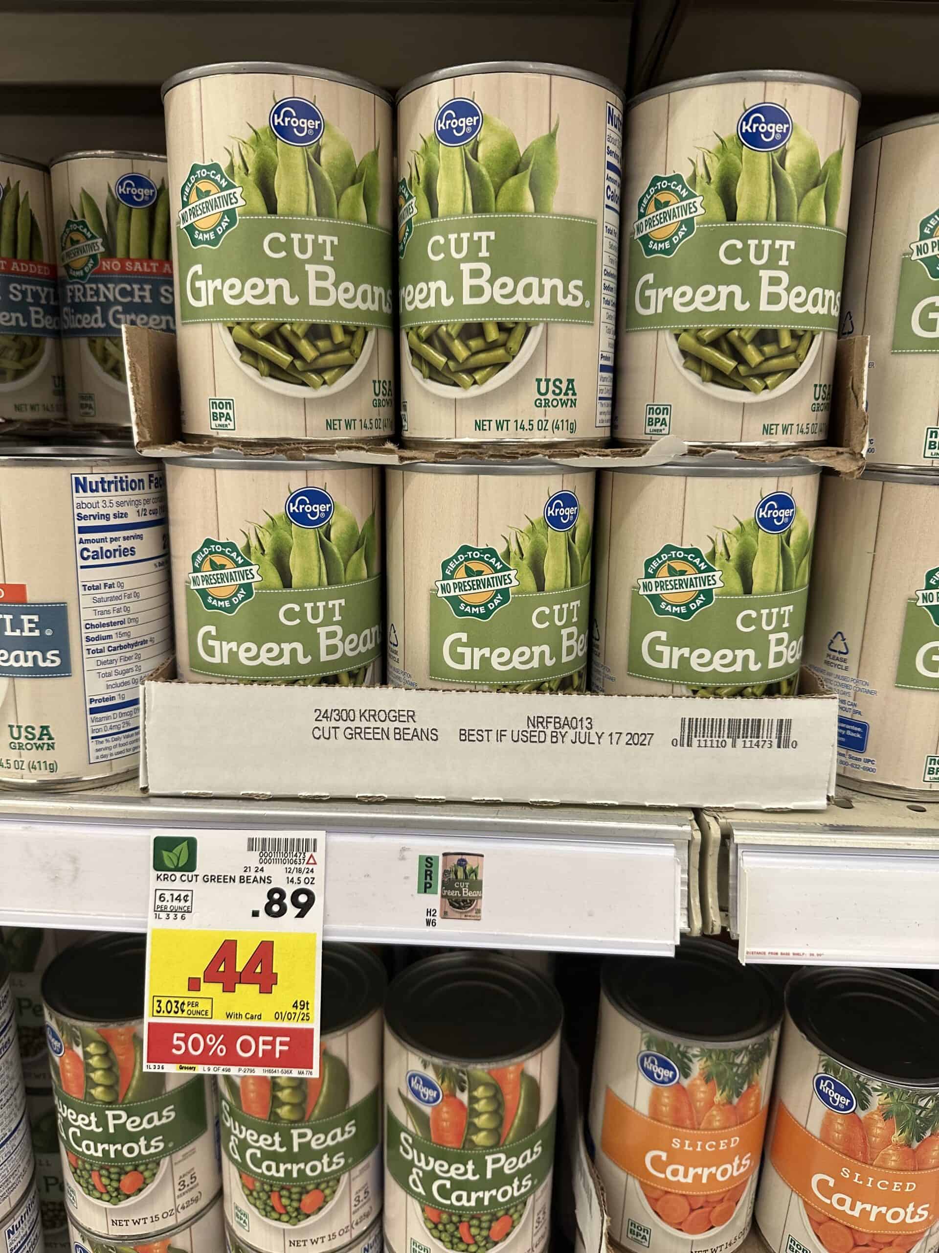 Kroger Canned Vegetables as low as 44¢! - Kroger Krazy