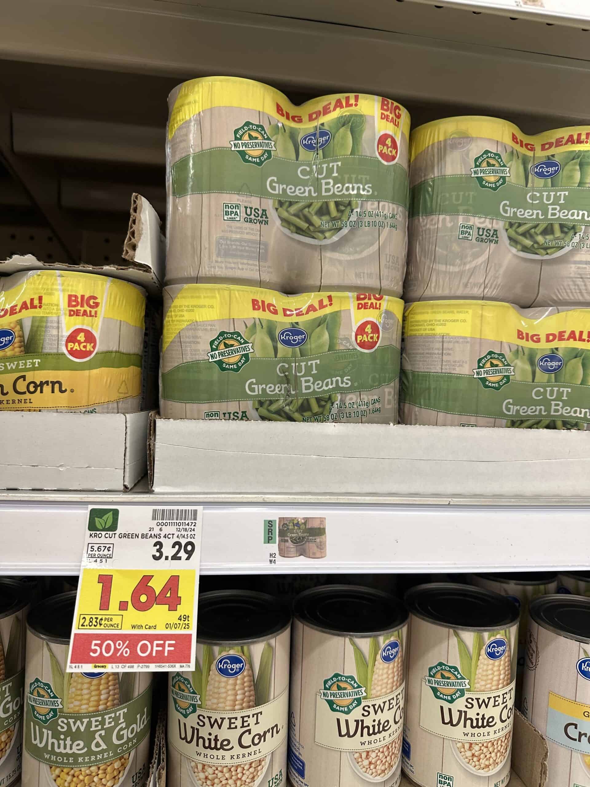 Kroger Canned Vegetables as low as 44¢! - Kroger Krazy