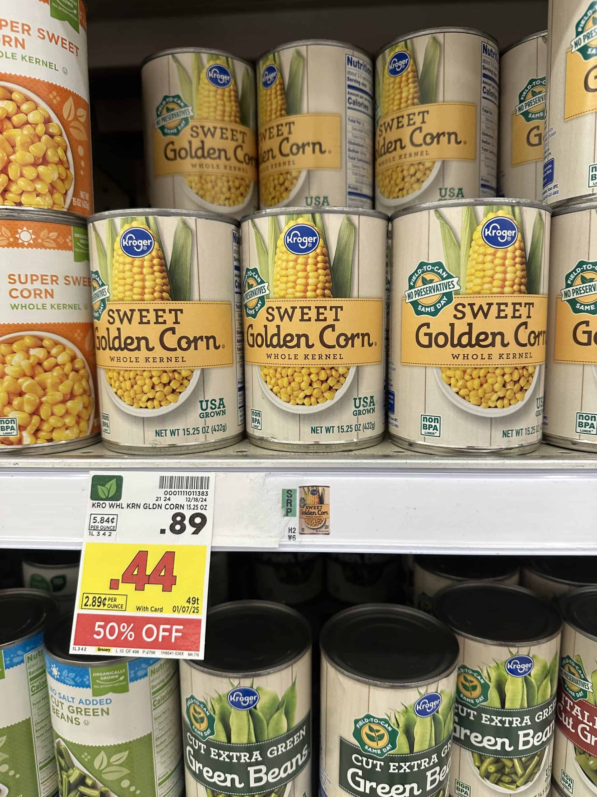 Kroger Canned Vegetables as low as 44¢! - Kroger Krazy