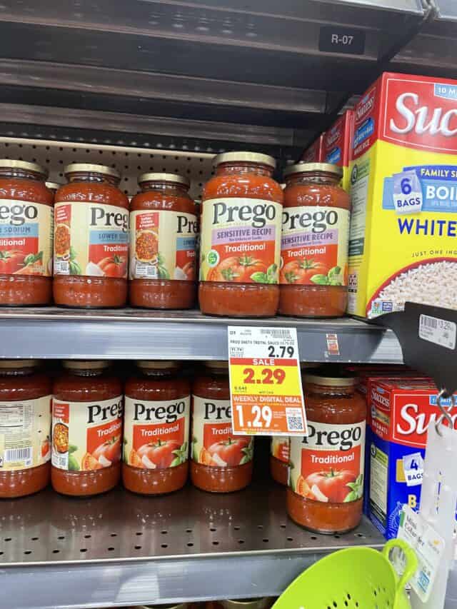 Prego Pasta Sauce as low as $1.29! - Kroger Krazy